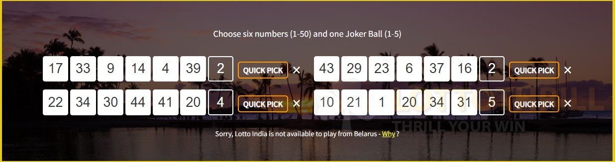 Lotto India Lottery: Rules, Results and Draw Days